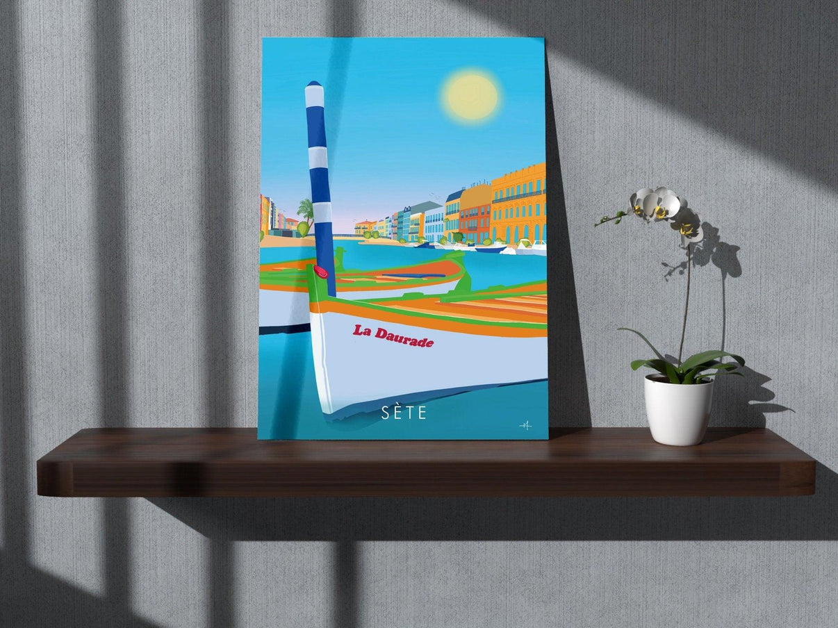 Sète dans l'Hérault en France – Imagine.affiche