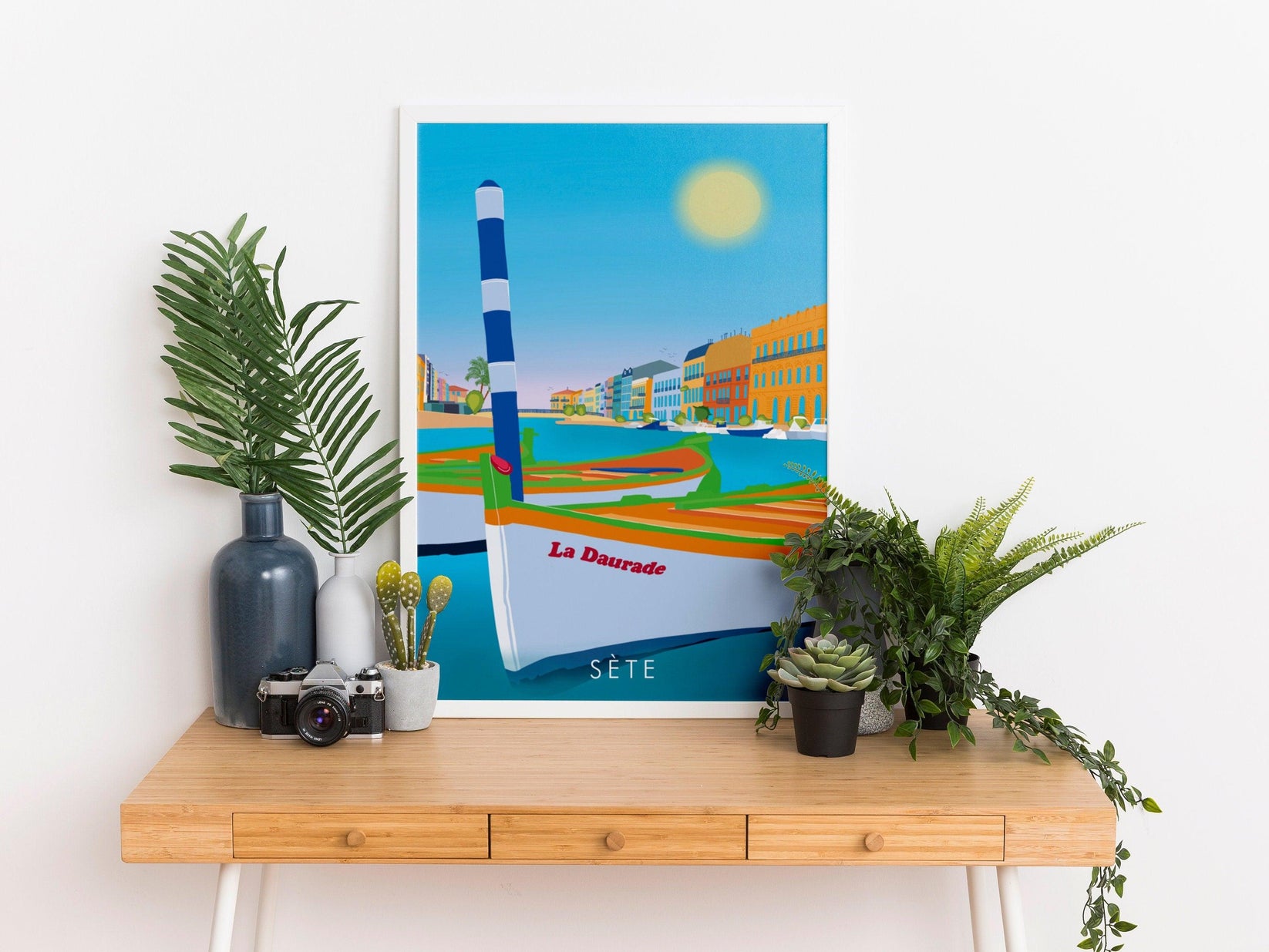 Sète dans l'Hérault en France – Imagine.affiche